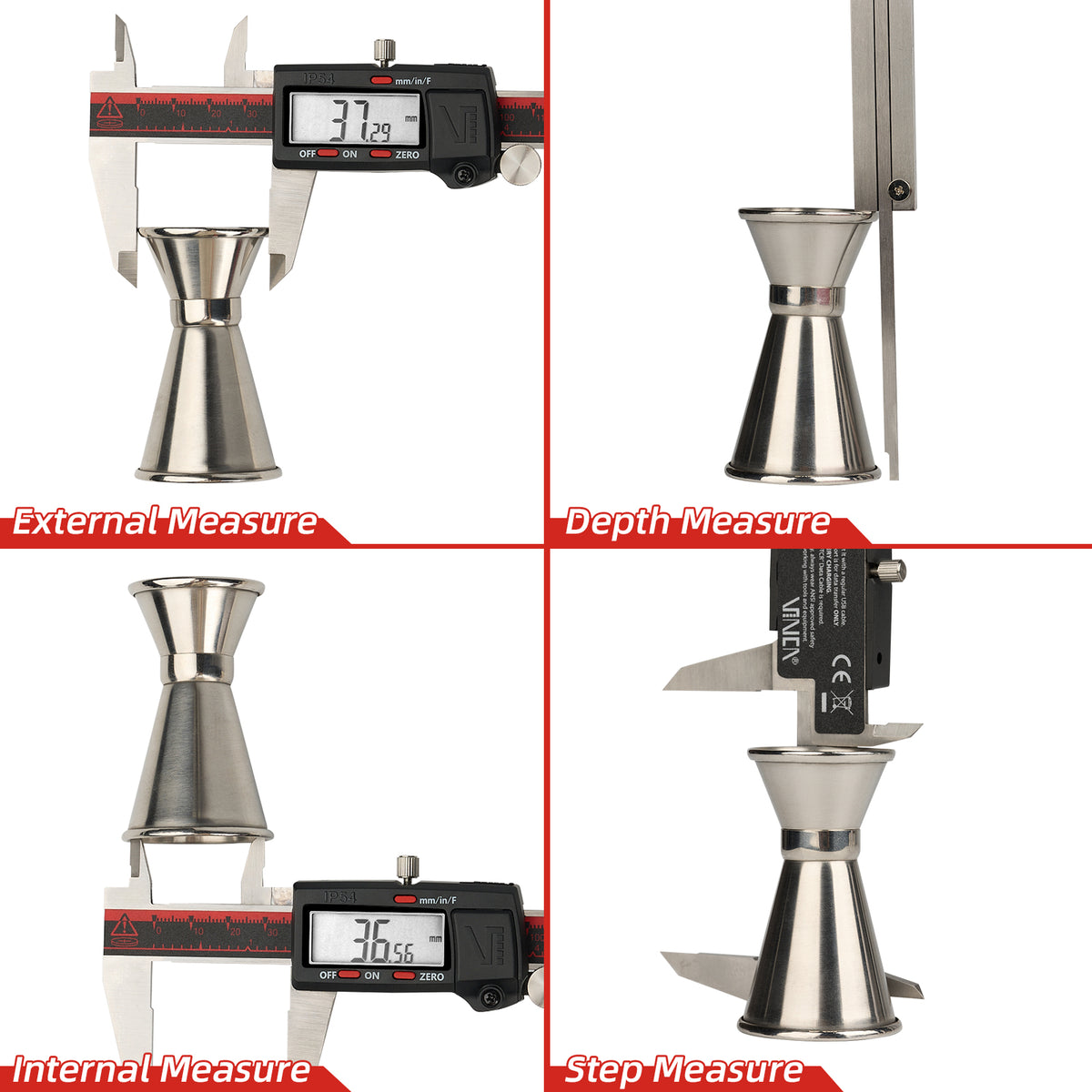 VINCA DCLA-1205 IP54 Digital Caliper 12 inch 20pcs – Clockwise Tools