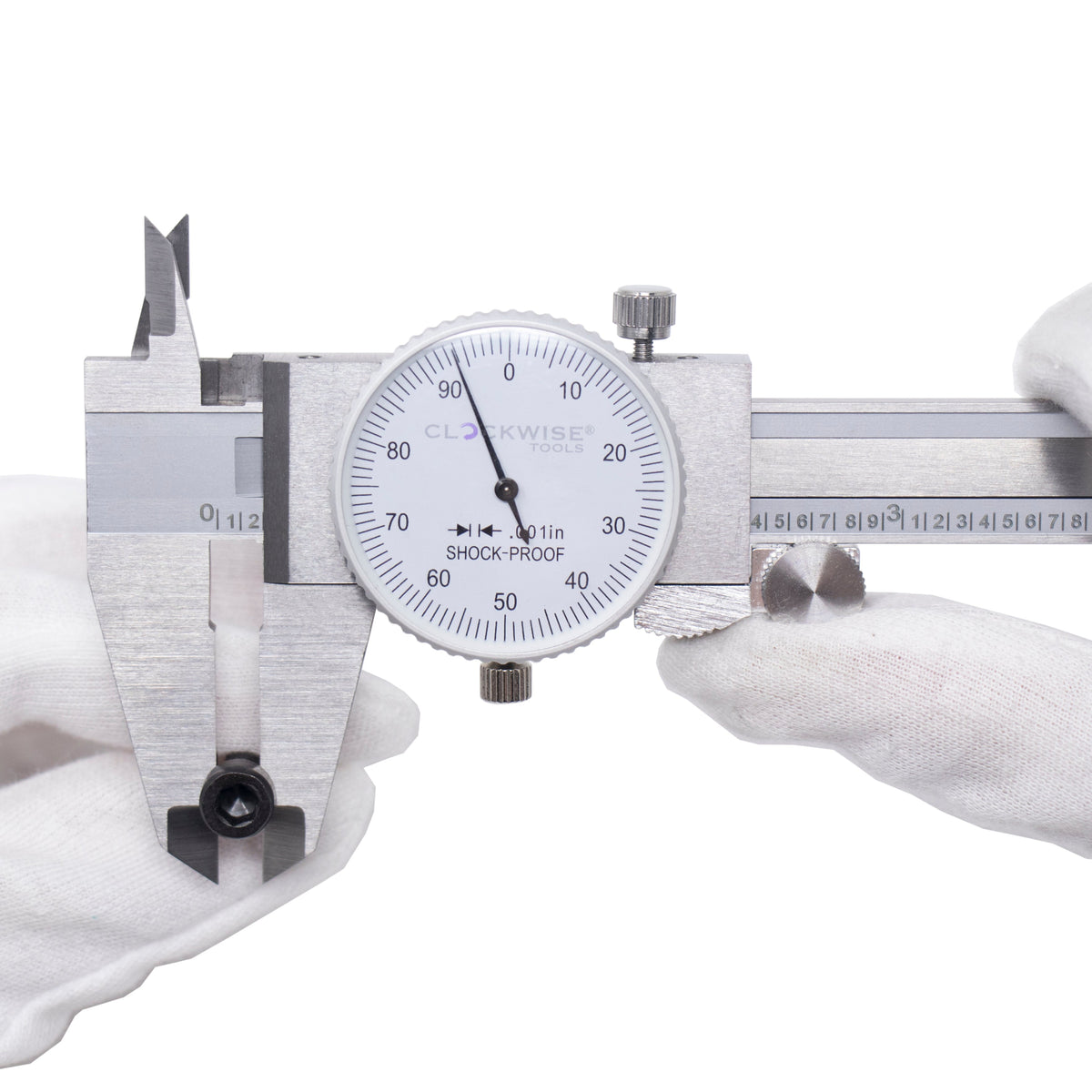 Clockwise Tools DDLR-0605 Shock Proof Dial Caliper 6 inch 50pcs