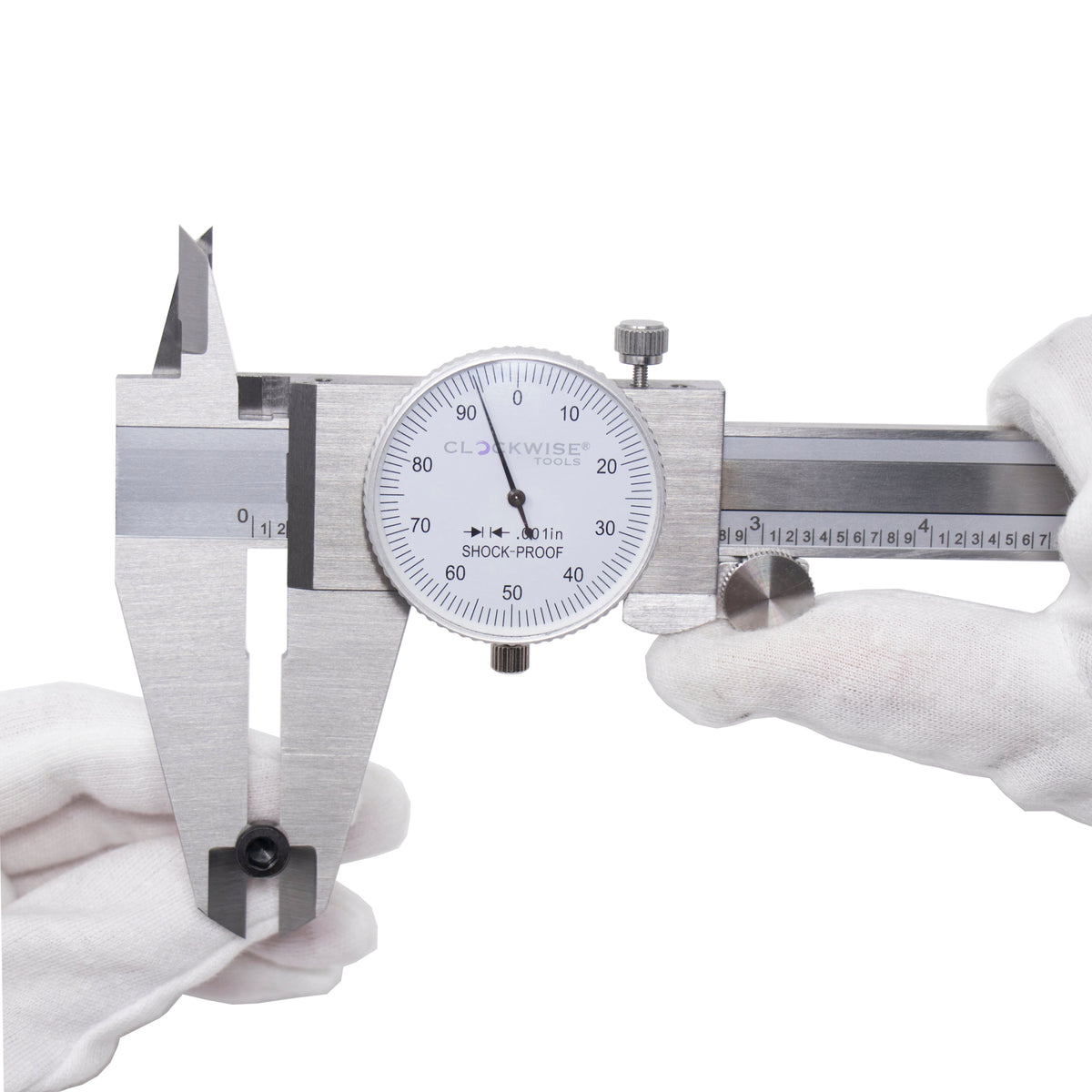 Clockwise Tools DDLR-1205 Shock Proof Dial Caliper 12 inch 20pcs